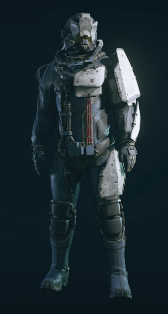 Starfield:UC Sec Starlaw Spacesuit - ESO-UI Wiki